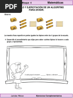4to Grado - Matemáticas - El Algoritmo de La División | PDF | Salud y ...