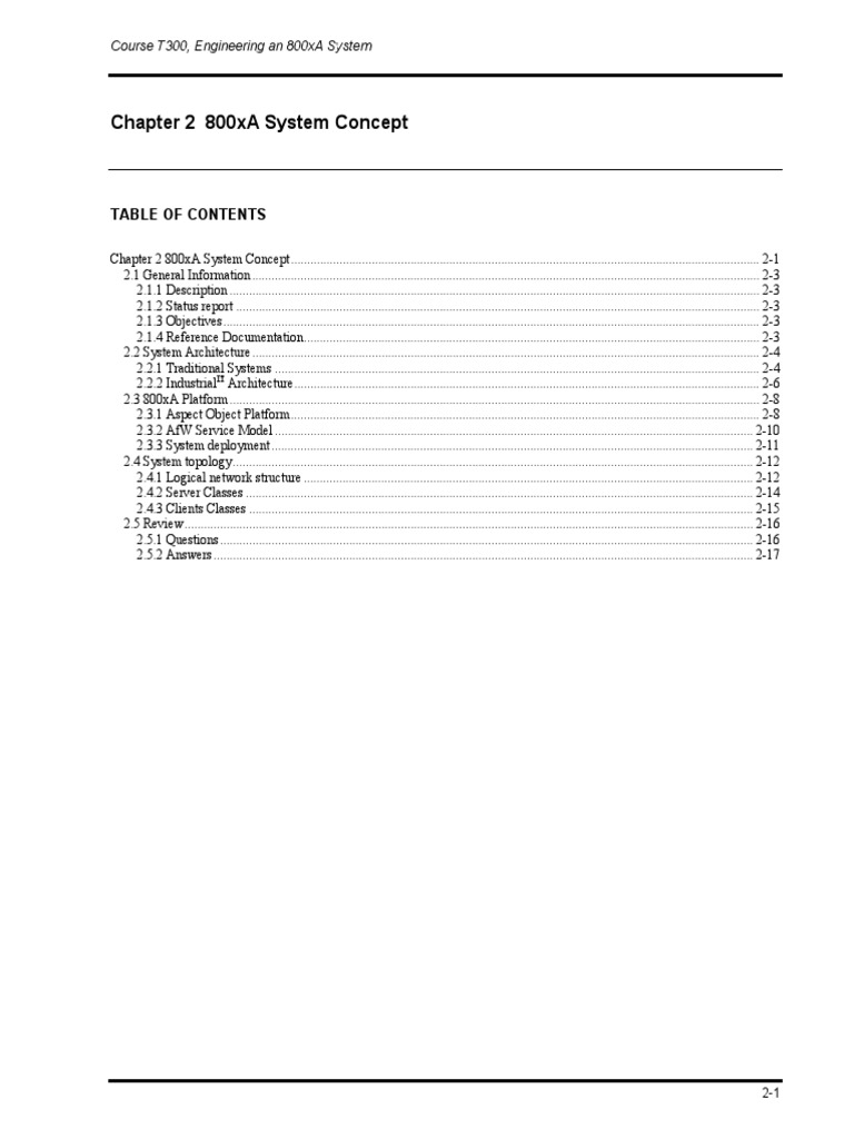 Chapter 02 - 800xa System Concept V2-1 | PDF | Computer Network | Remote Desktop Services