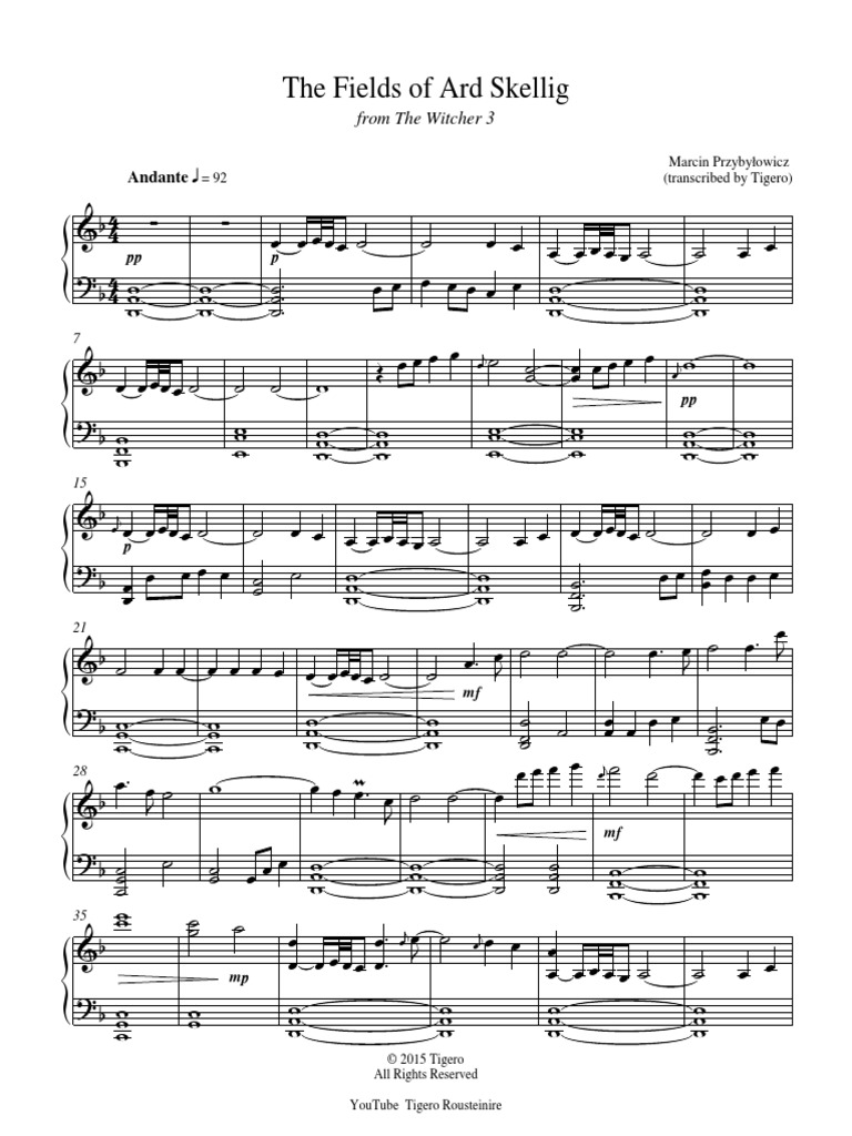 The Witcher 3 - The Fields of Ard Skellig | PDF