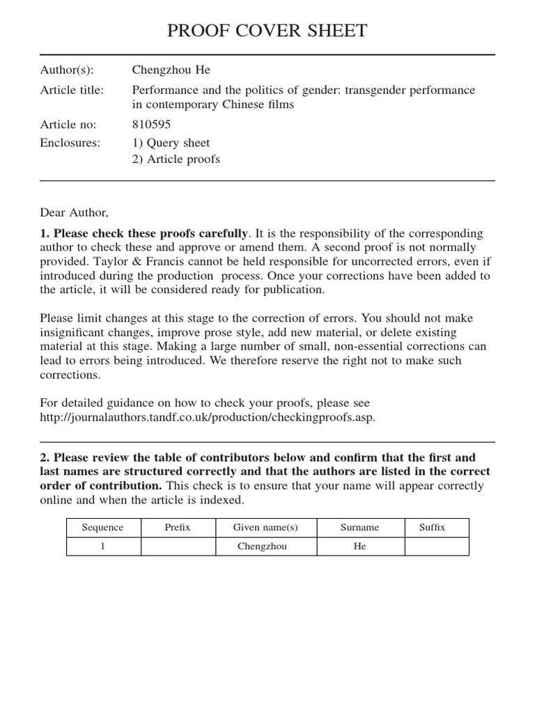 Coss Dressing Performance | PDF | Gender Role | Transgender