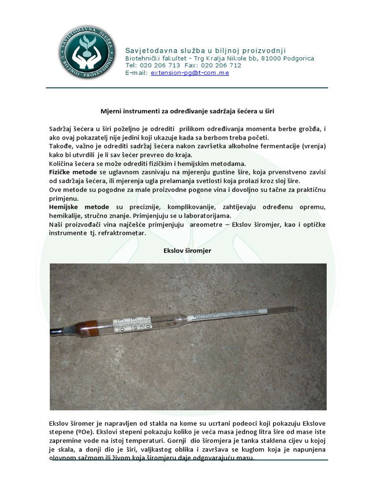 Mjerni Instrumenti | PDF