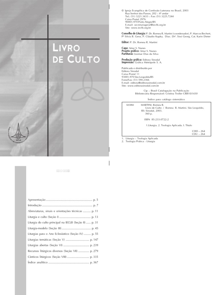Livro de Culto - Integra | PDF | Liturgia | Culto cristão