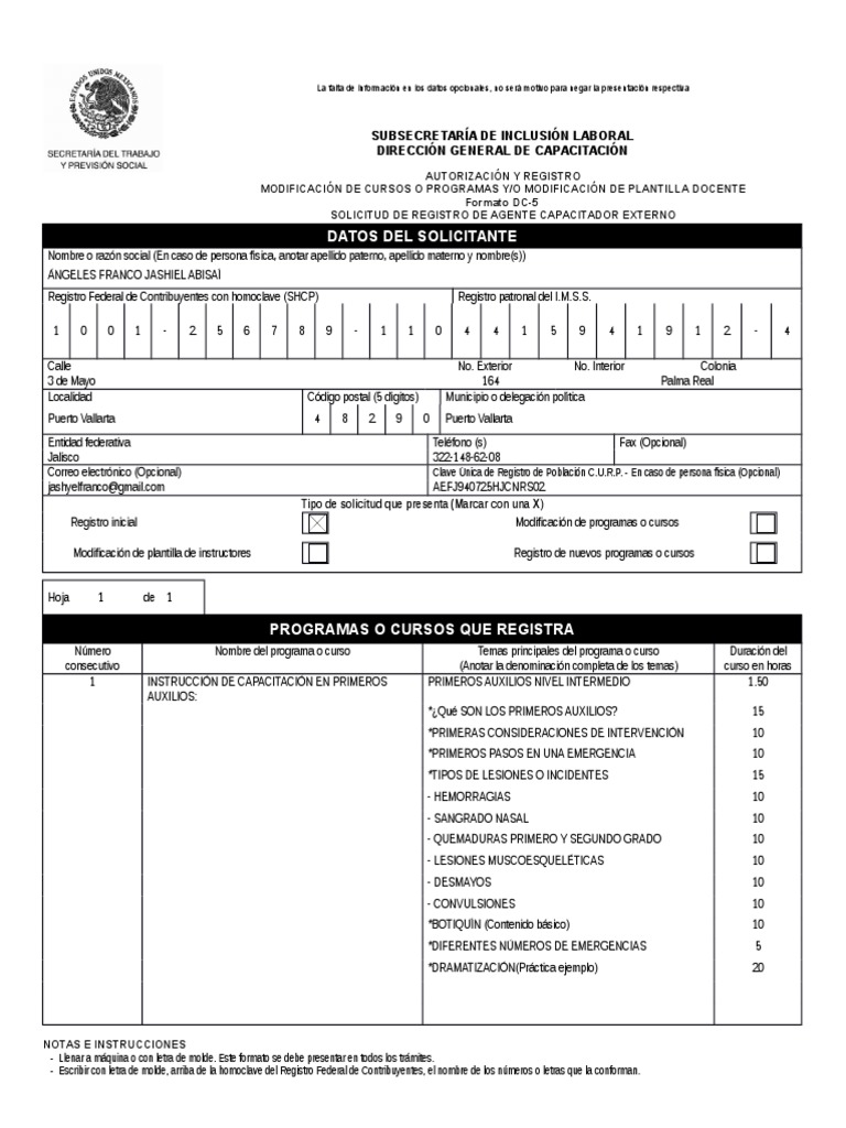 DC-5 | México | Informática y tecnología de la información