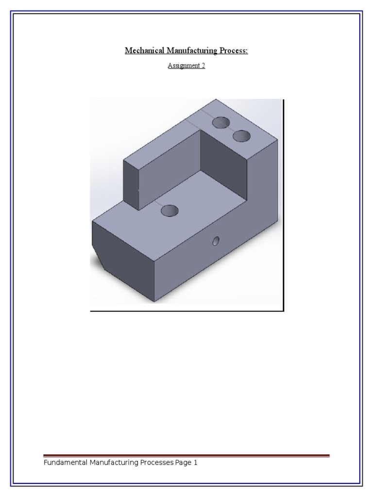 Mechanical Manufacturing Process | Machining | Industrial Processes
