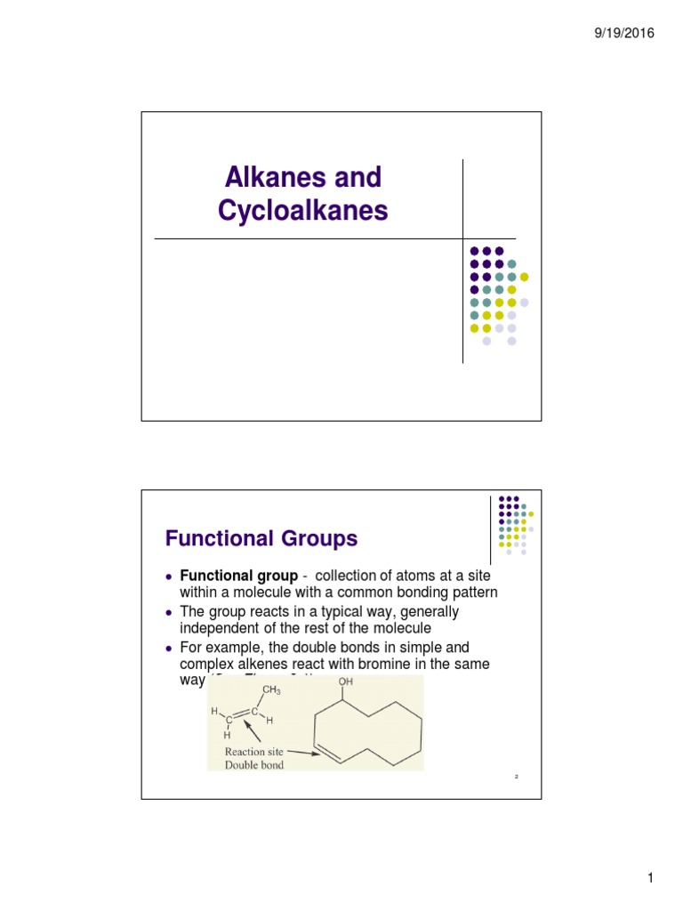 Understanding Functional Groups, Alkanes, and Cycloalkanes: An In-Depth ...