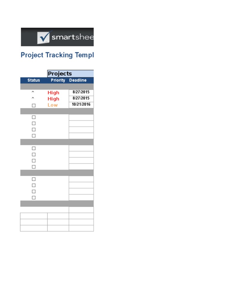 Project Management Template | PDF