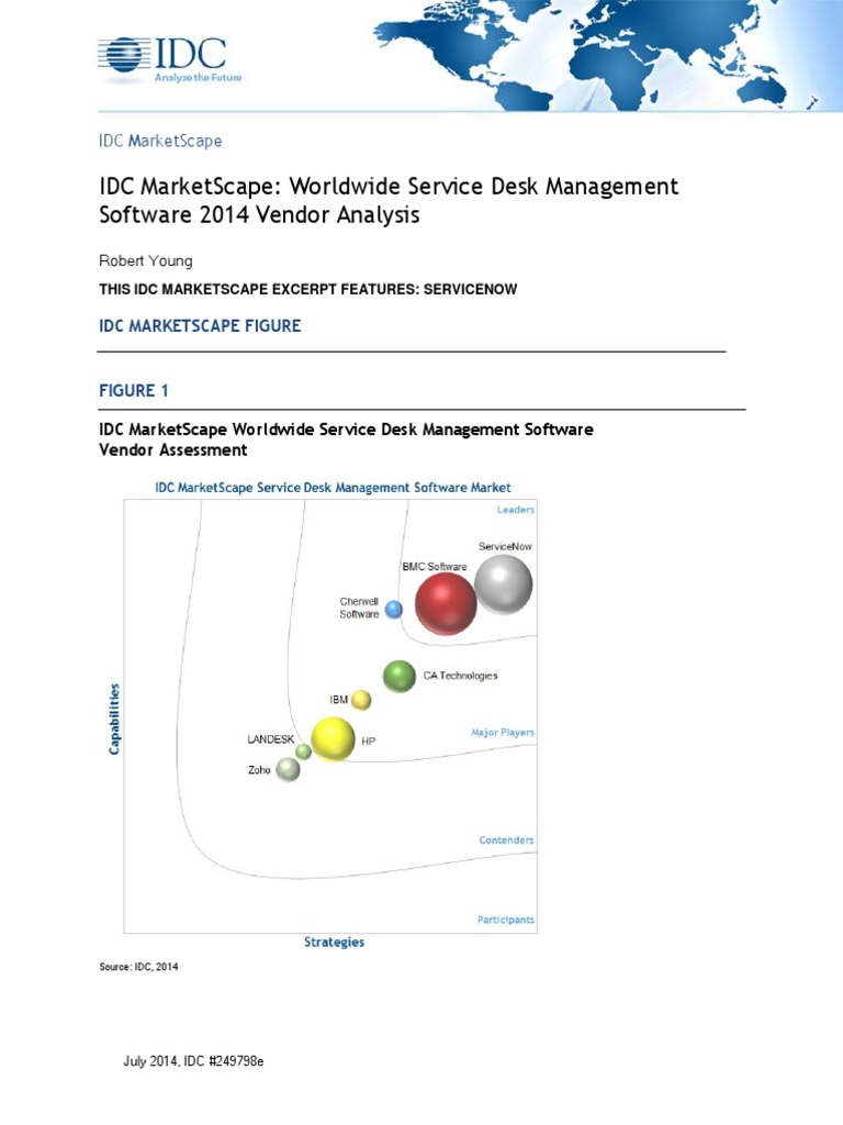 Analyst IDC MarketScape ServiceNow | PDF | Software As A Service ...