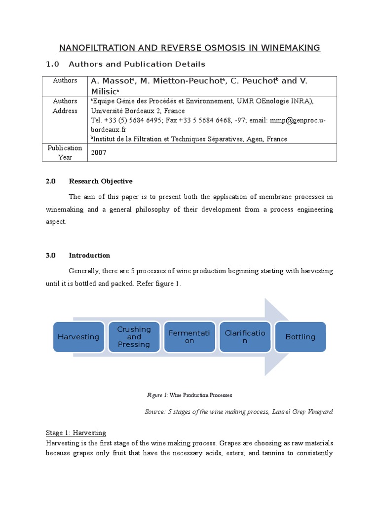 Wine Clarification Techniques | PDF | Winemaking | Fermentation In ...