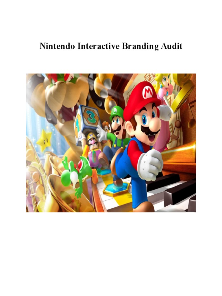 Nintendo Interactive Branding Audit | PDF | Nintendo | Customer Experience