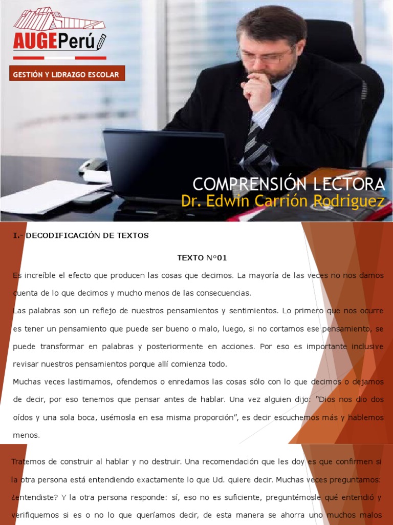 Decodificación de Textos | PDF | Lectura (proceso) | Aprendizaje