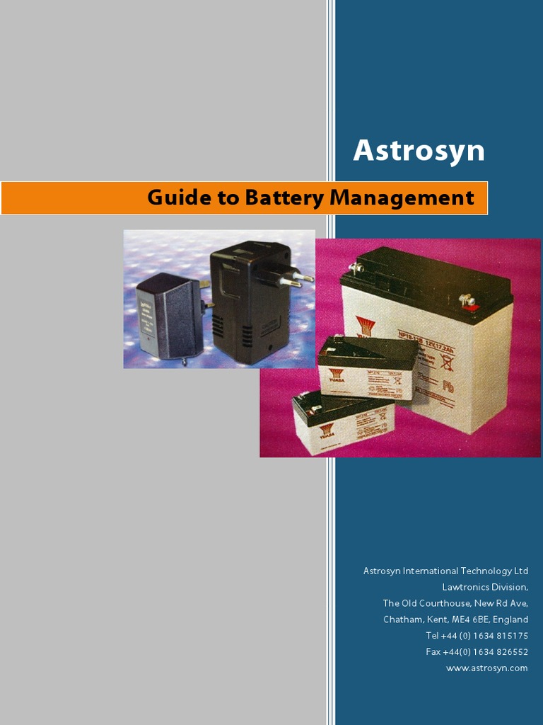 Guide To Battery Management | PDF | Battery Charger | Battery (Electricity)