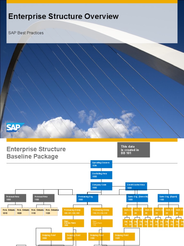 Enterprise Structure Overview: SAP Best Practices | PDF