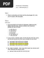 Subnetting Worked Examples and Exercises PDF | PDF | Ip Address ...