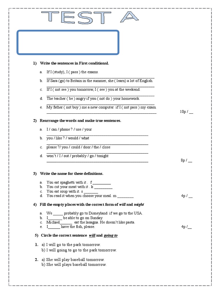 Module 3 Test: Conditional Sentences | PDF