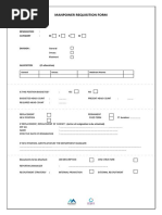 HR-MRF (Manpower Request Form) | PDF