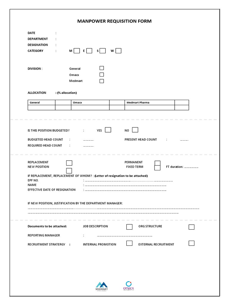 Manpower_Requisition_Form.pdf | Office Equipment | Computer Hardware