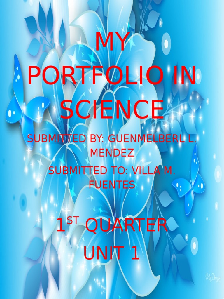 My Portfolio in Science | PDF