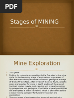 Stages of Mining Process | PDF | Mining | Minerals
