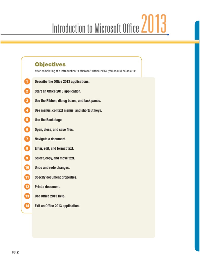 Introduction To Microsoft Office | PDF | Spreadsheet | Microsoft Excel