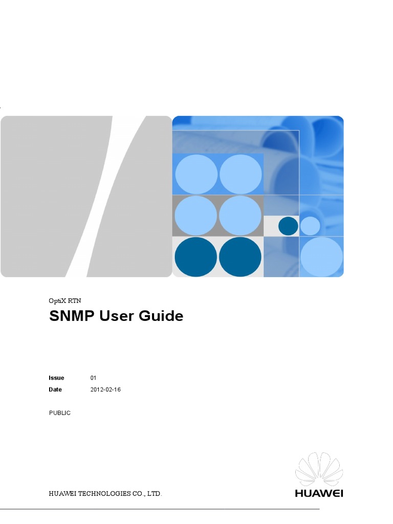 Optix RTN SNMP User Guide V1.1-20121231-A | PDF | Port (Computer Networking) | Internet Protocols
