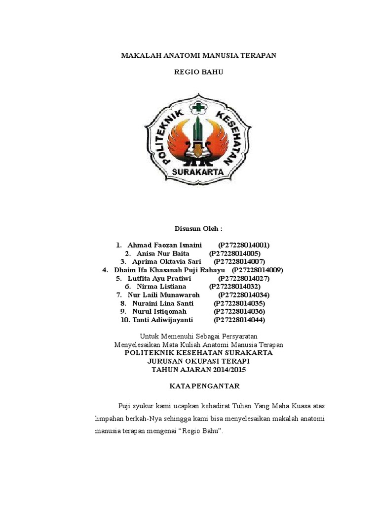Anatomi Regio Bahu dan Strukturnya | PDF