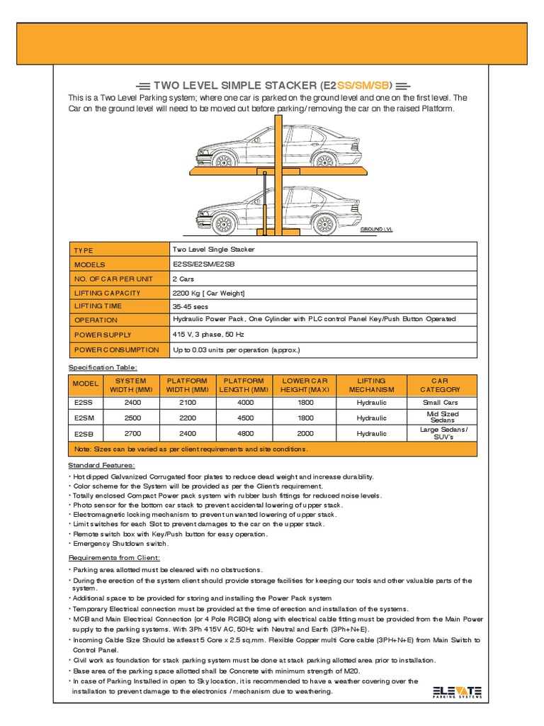 Two Level Simple Stacker | PDF | Switch | Manufactured Goods