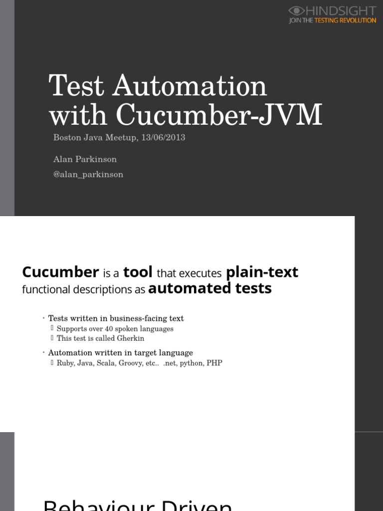 Cucumber | PDF | Computer Programming | Software Development