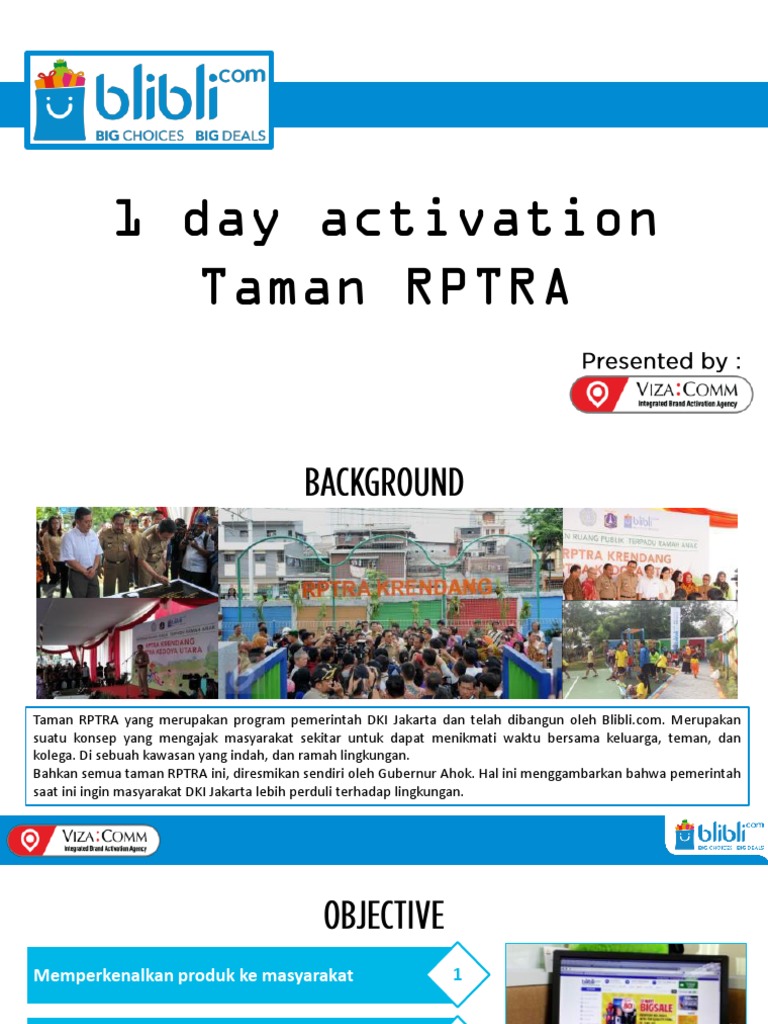 Proposal Activation RPTRA | PDF | Kesehatan Holistik | Gaya Hidup