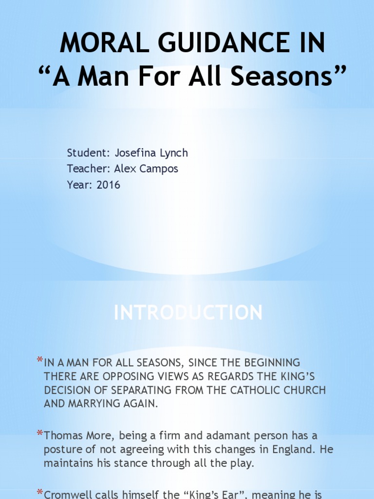 Moral Guides (A ManFor All Seasons) | PDF