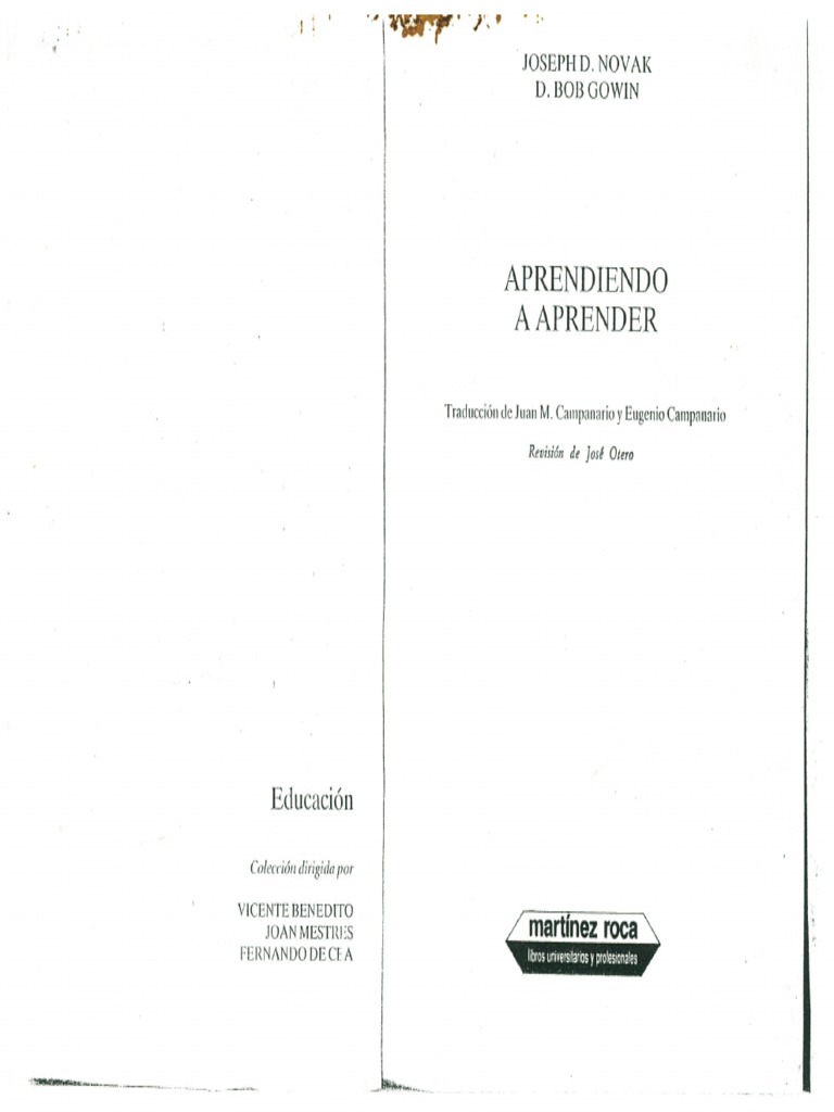 Novak - Aprendiendo A Aprender | PDF