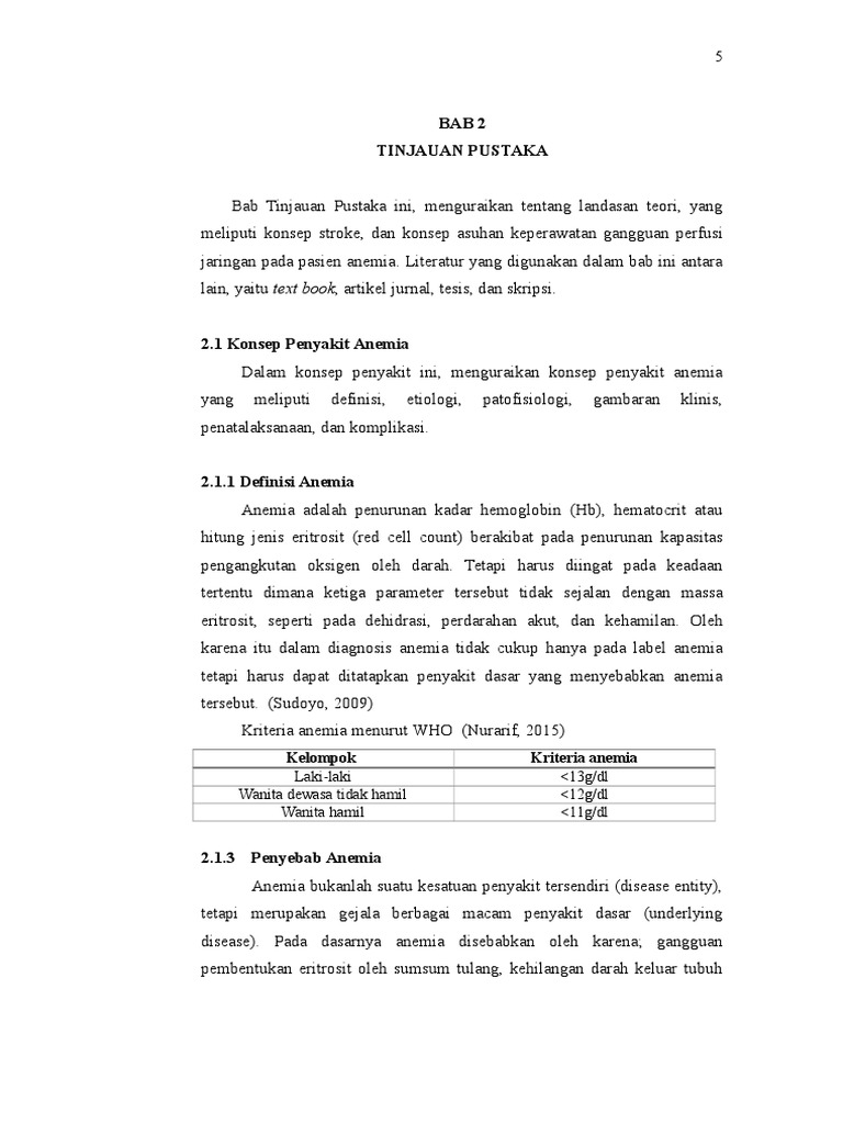 Bab 2 Anemia | PDF