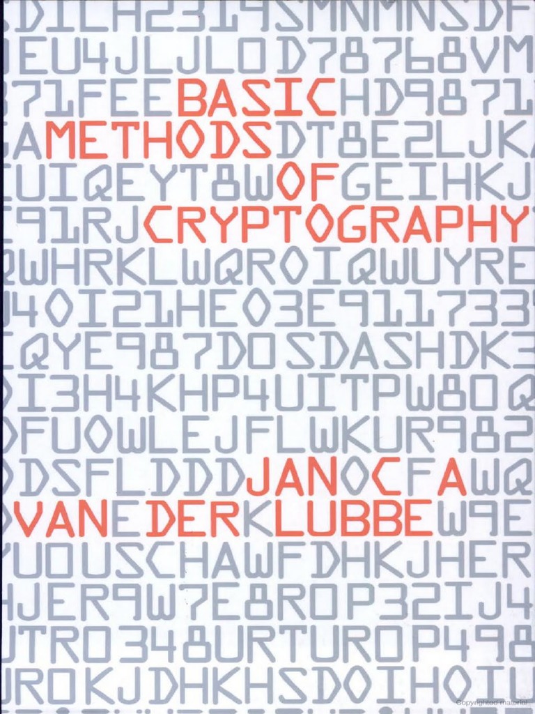Basic Methods of Cryptography PDF | PDF