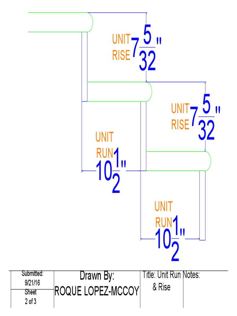 Unit Rise: Drawn By: Roque Lopez-Mccoy | PDF