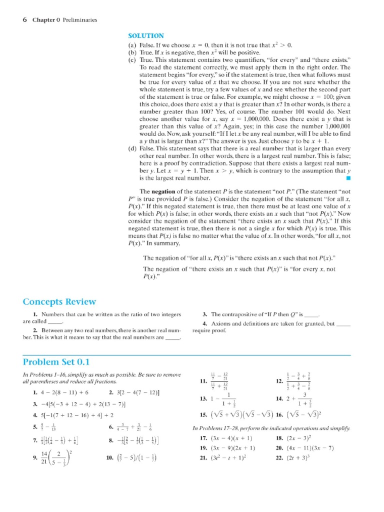 Calculus 1 (Preliminaries and Limit) | PDF