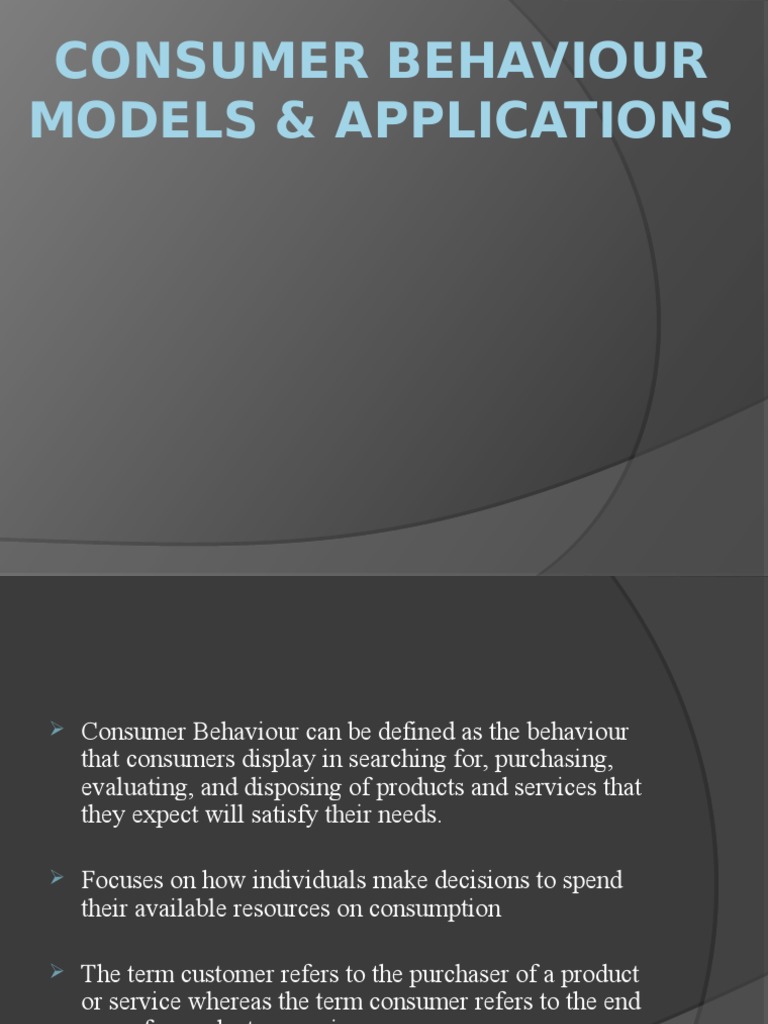 Understanding Consumer Behaviour: A Comprehensive Review of ...