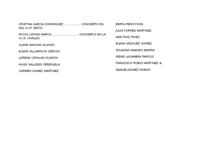 Programa Audicion Hoy BVBVB | PDF