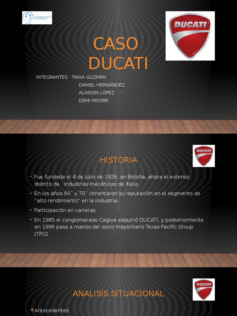 Caso Ducati | Descargar gratis PDF | Distribución (comercial) | Harley Davidson