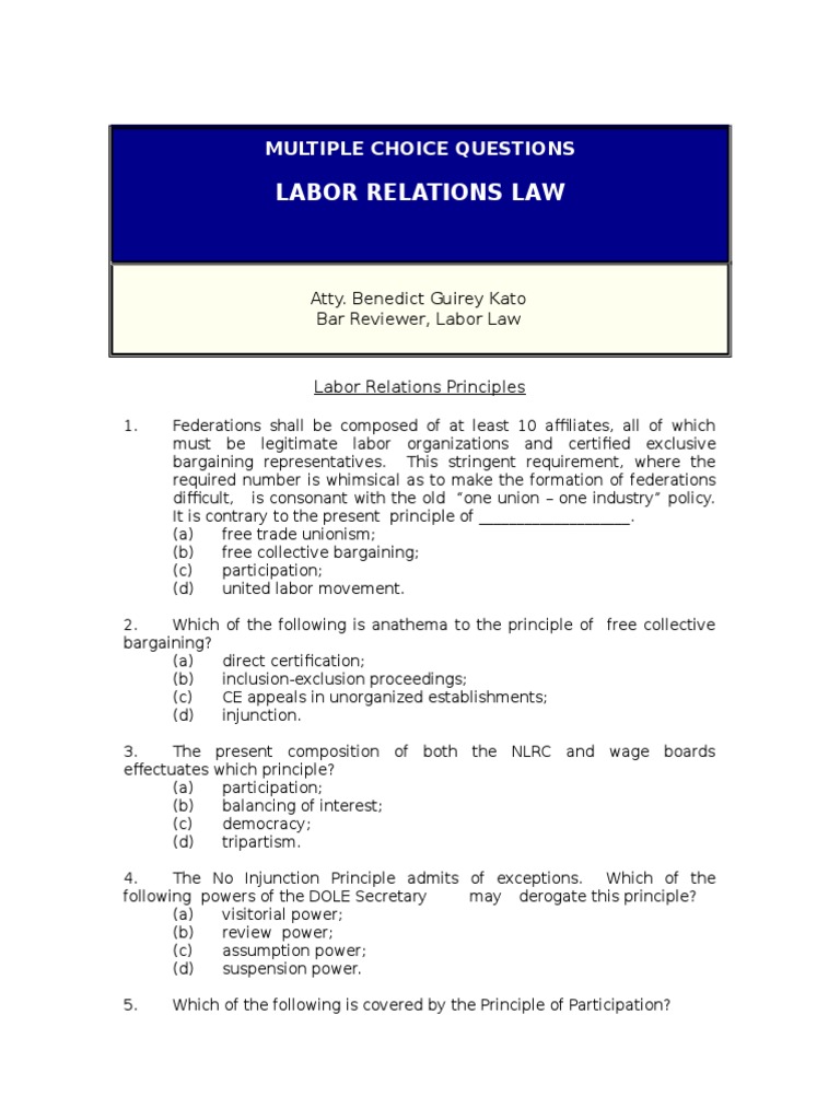 Labor Law Reviewer | PDF | Strike Action | Employment