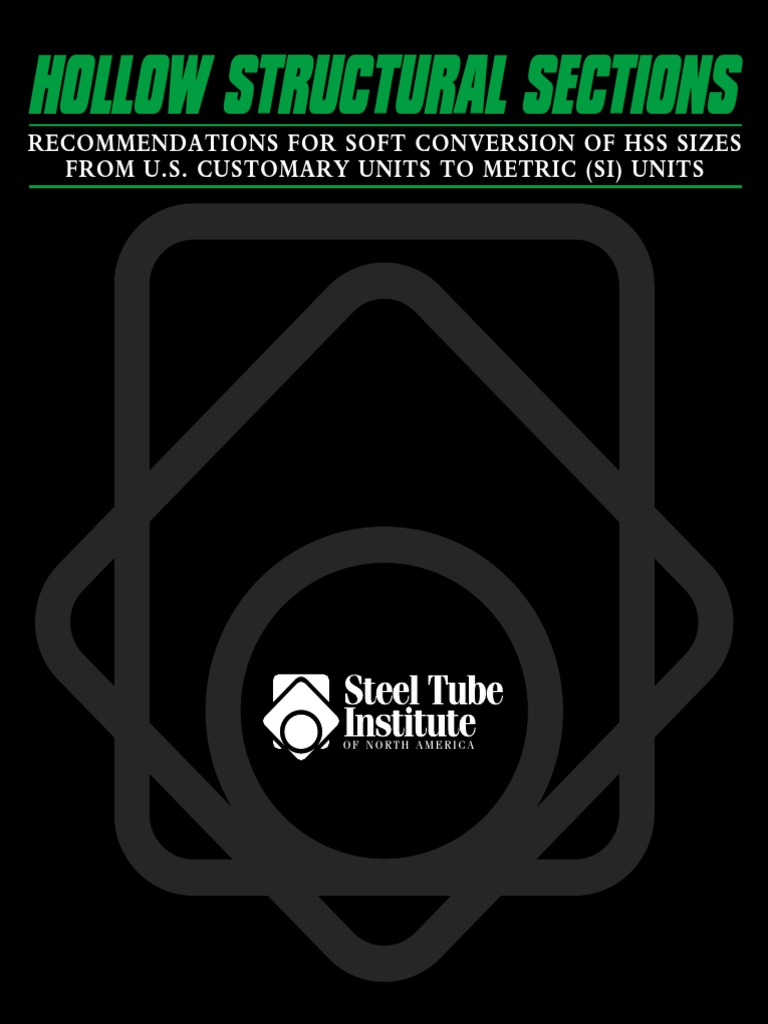 Conversions of HSS | PDF | Pipe (Fluid Conveyance) | Inch