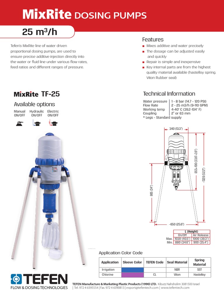 TF 25 - Product Page | PDF