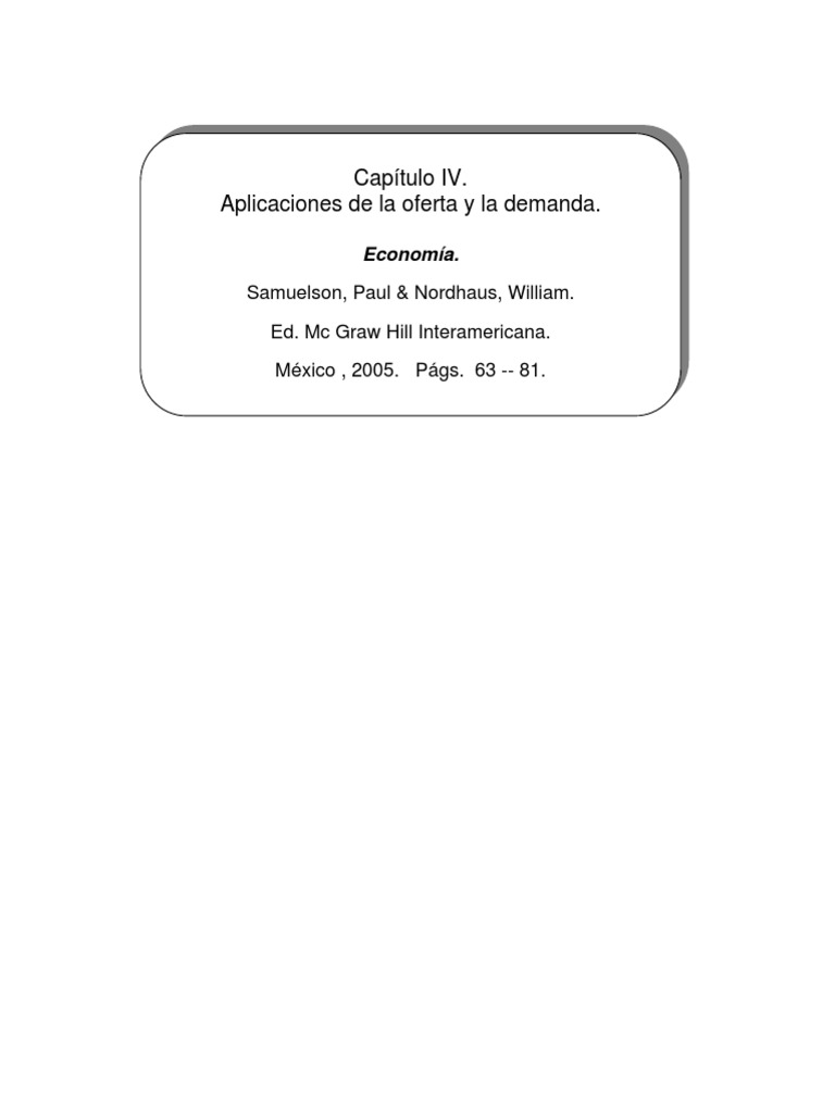 Samuelson Cap4 | PDF