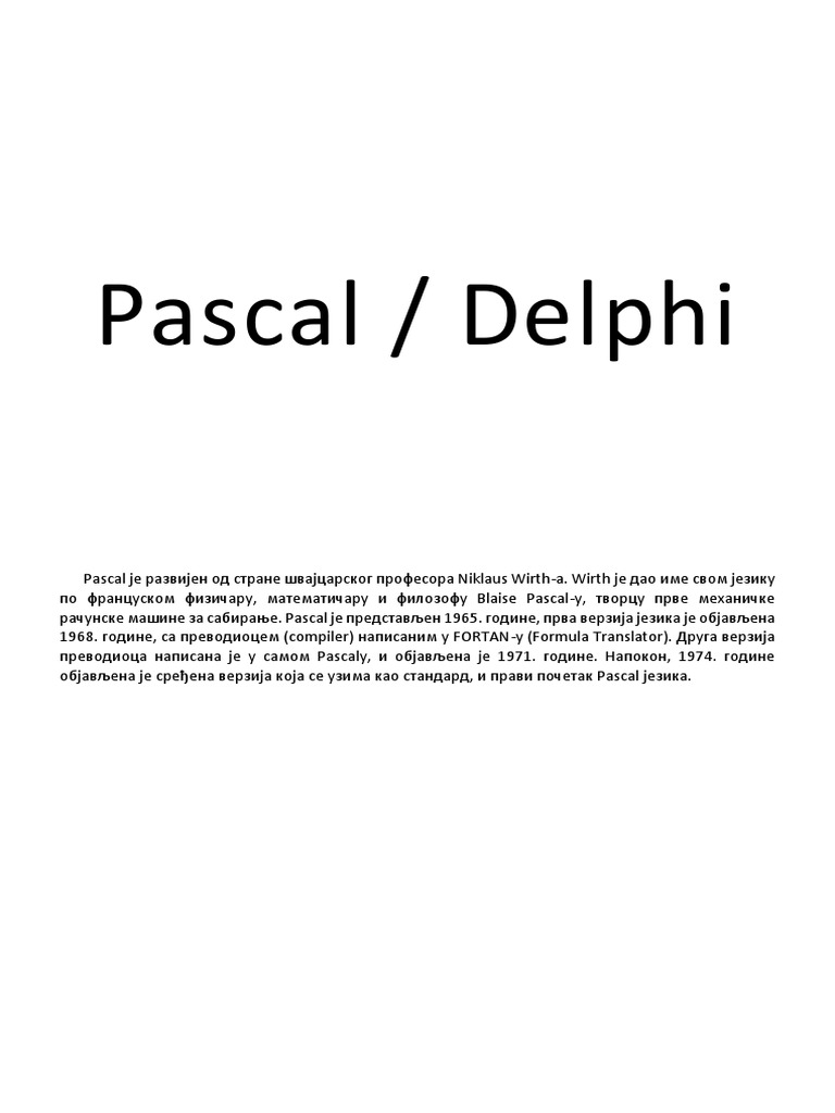 3 Razred Programiranje Teorija PDF | PDF