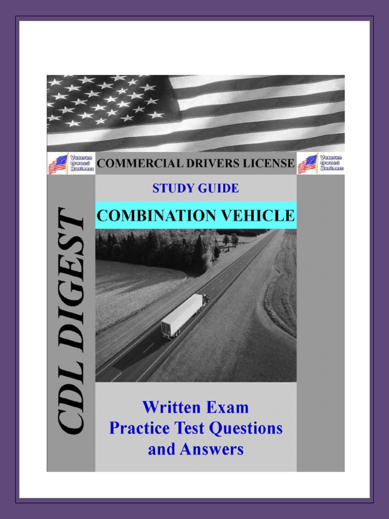 Combination Vehicle Study Guide | PDF | Trailer (Vehicle) | Motor Vehicle