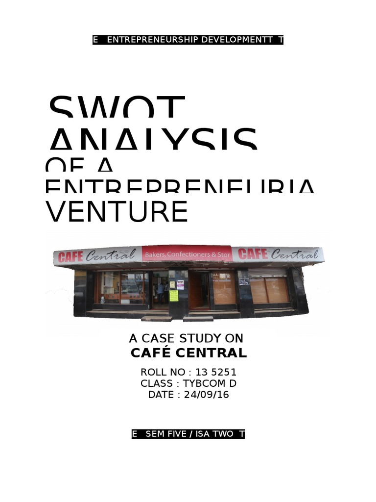 SWOT Analysis of Café Central | PDF | Business