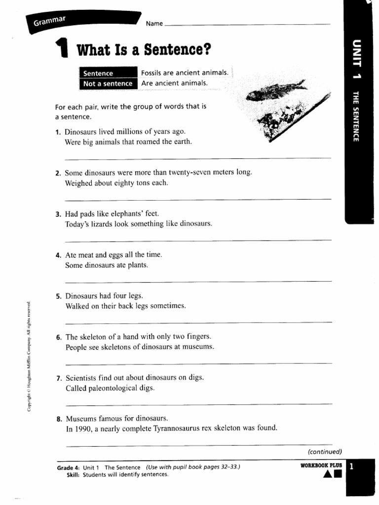 English Workbook Grade 4 | PDF