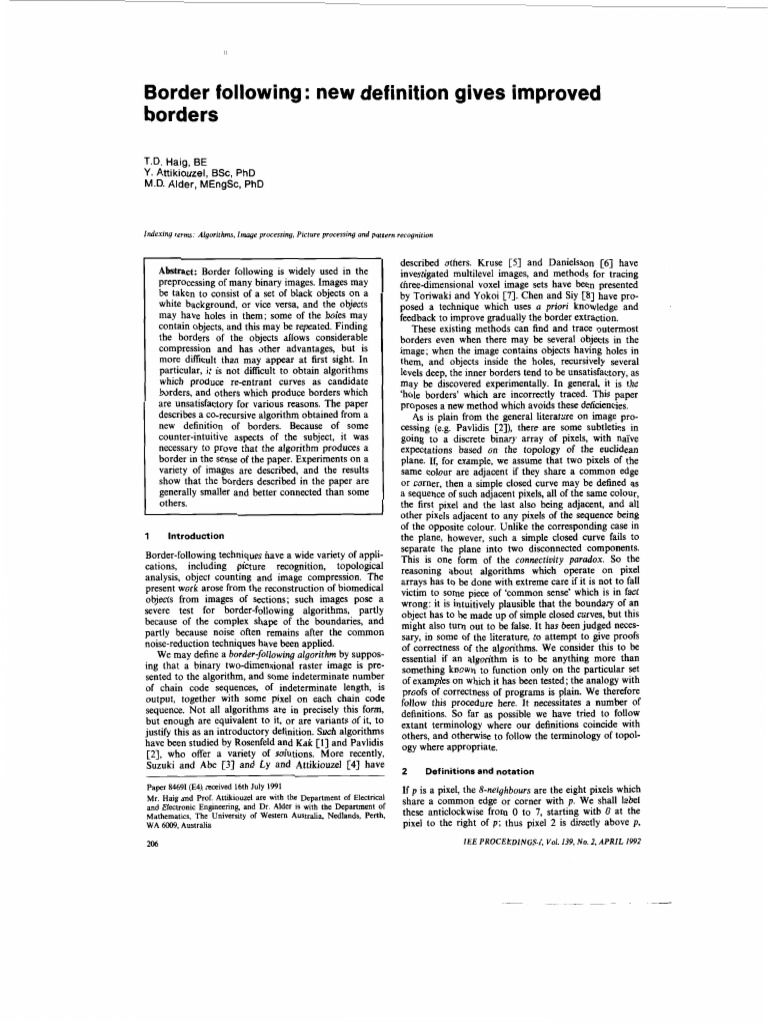 Border Following Borders:: New Definition Gives Improved | PDF ...