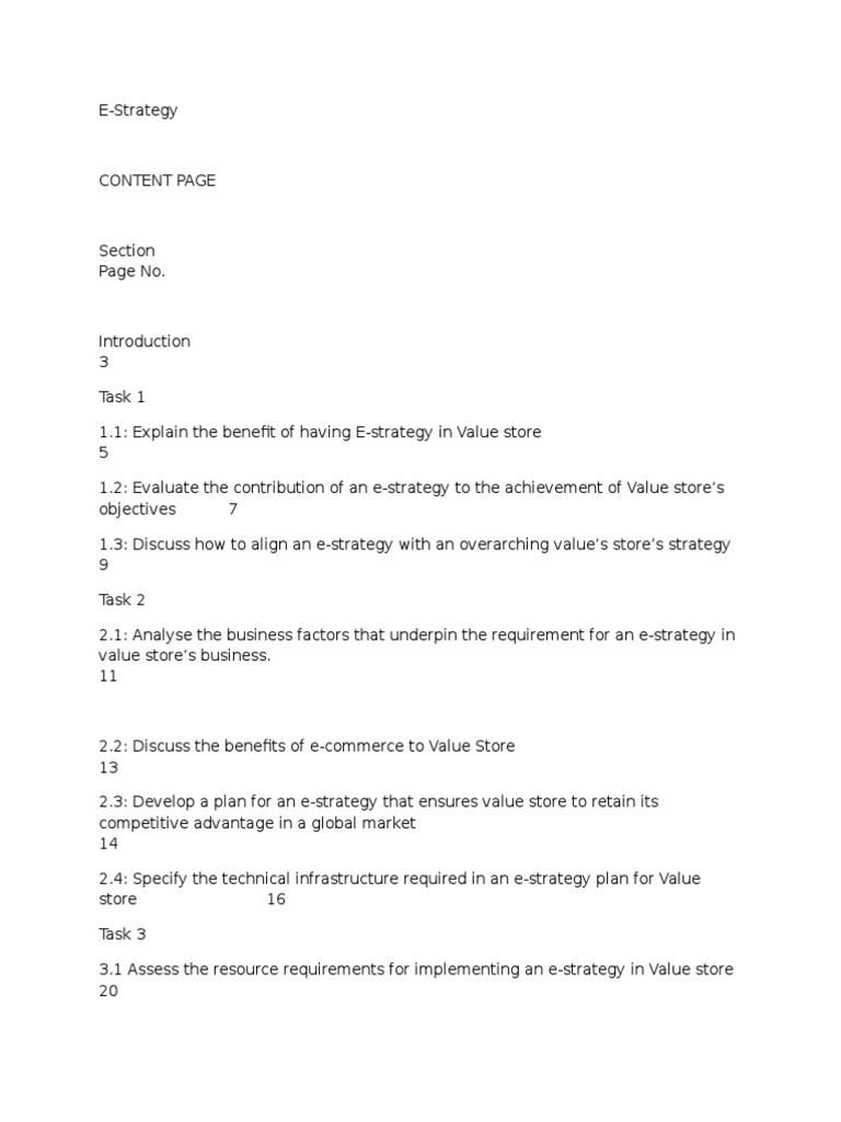 Unit 5 Full Assignment E Strategy | PDF | E Commerce | Retail