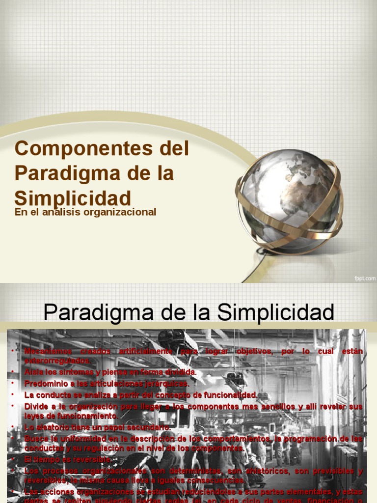 Paradigma de La Simplicidad | PDF | Paradigma | Comportamiento