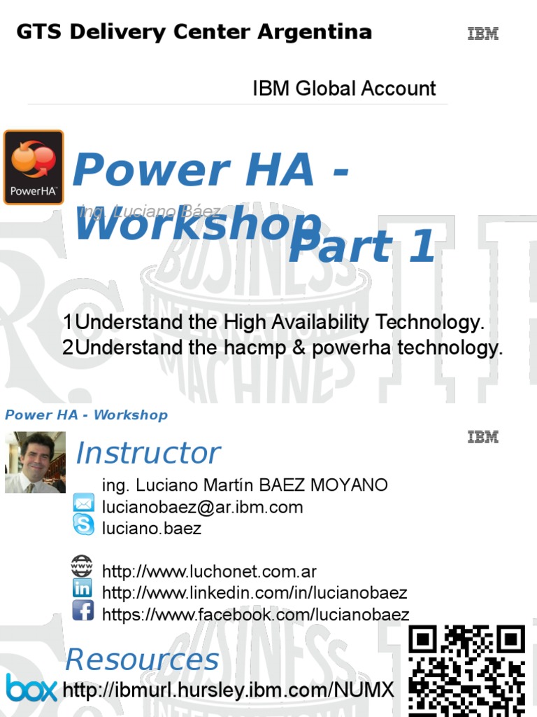PowerHA Workshop Part1 | PDF | Ip Address | Computer Cluster