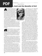 Arendt's Banality of Evil Explained | PDF | Hannah Arendt | Philosophy